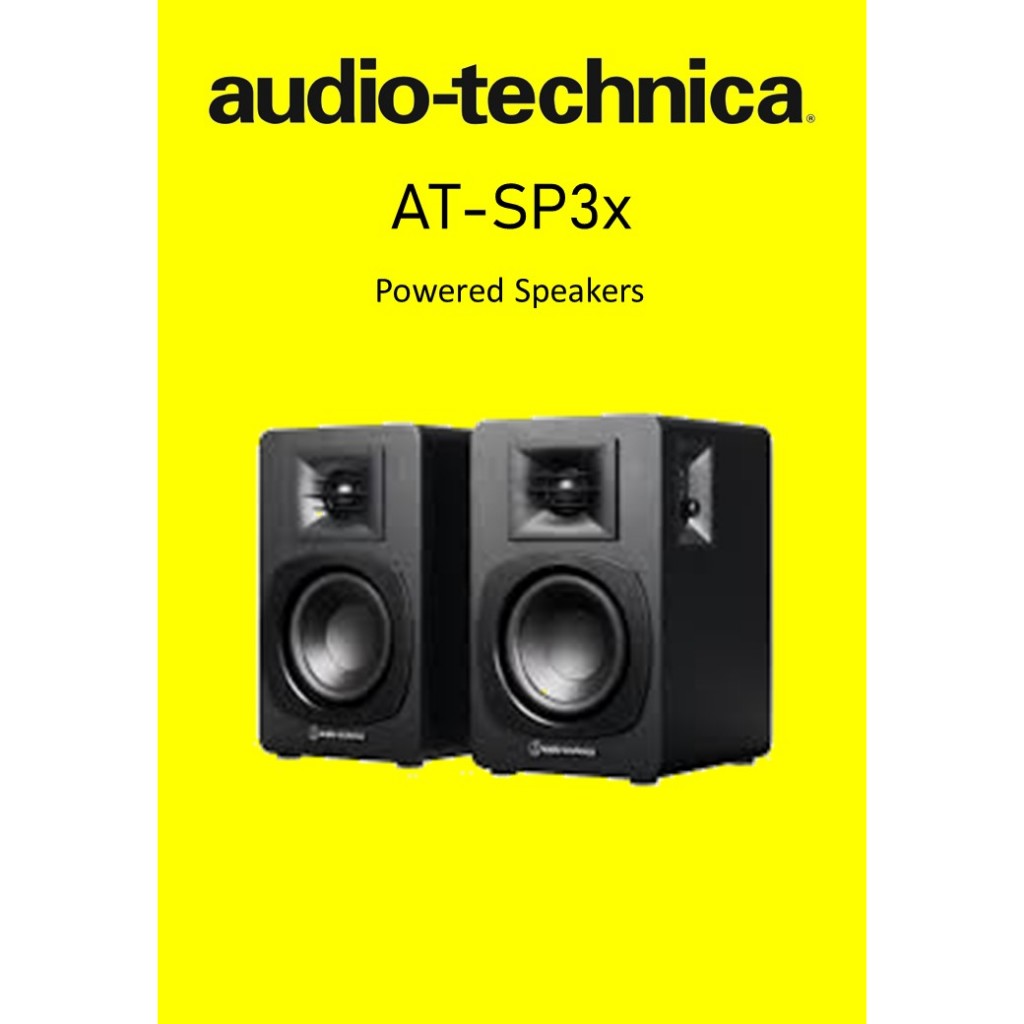 audio-technica AT-SP3x Powered Speakers | Shopee Singapore
