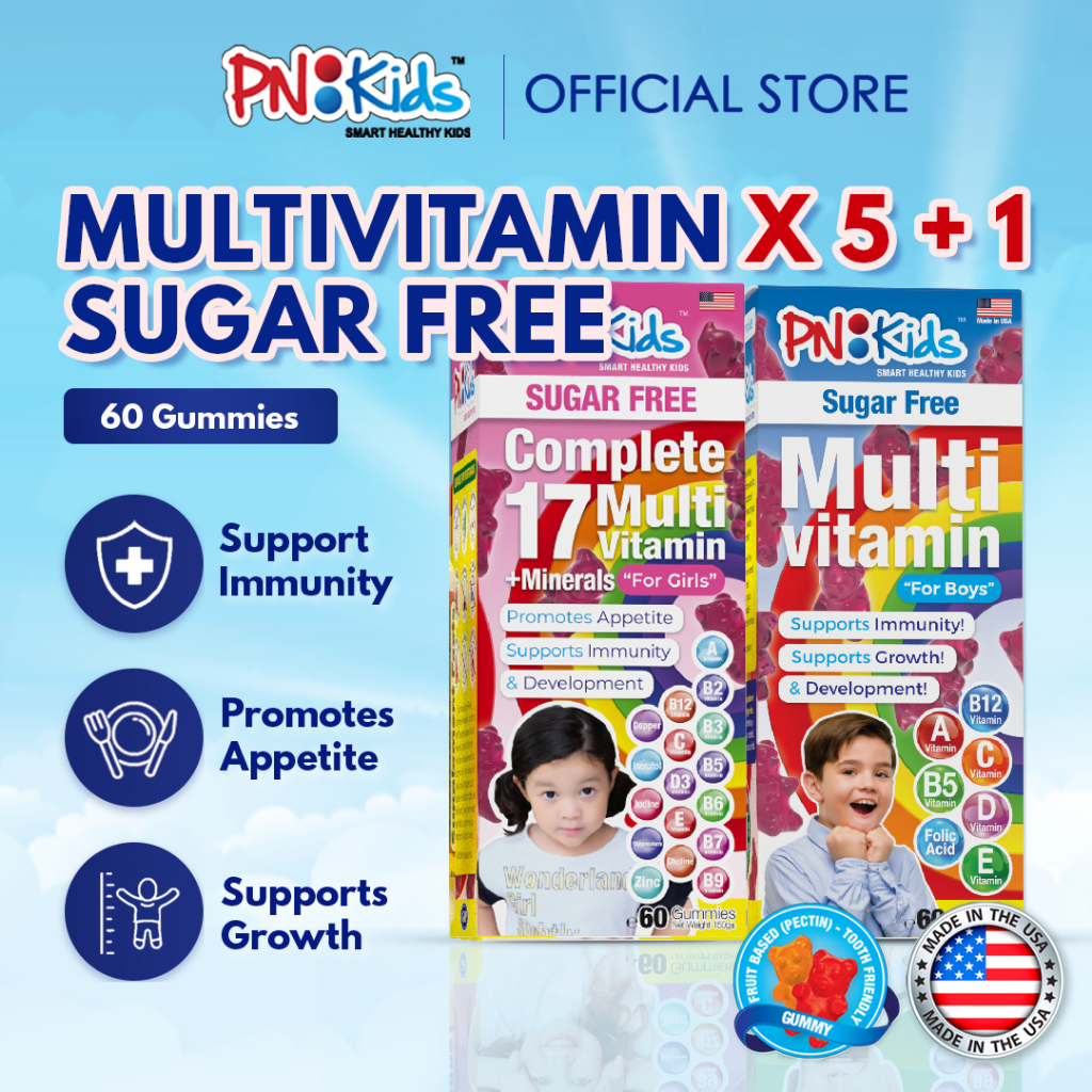 Principle Nutrition PNKids Sugar Free Multivitamins For Girls / Boys ...