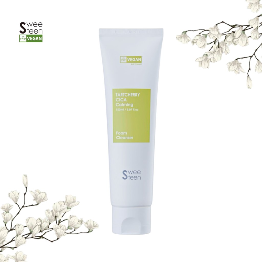 Korea SWEETEEN Tart Cherry Snowflake Soothing Cleanser Cleanser ...