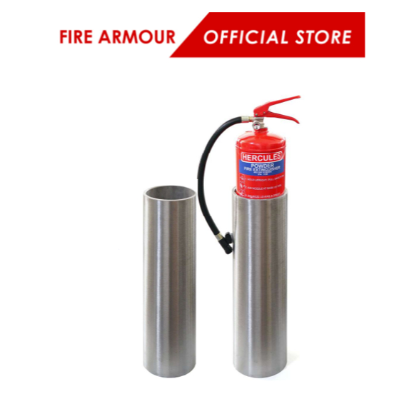 Hercules Stainless Steel Round Fire Extinguisher Stand | Shopee Singapore