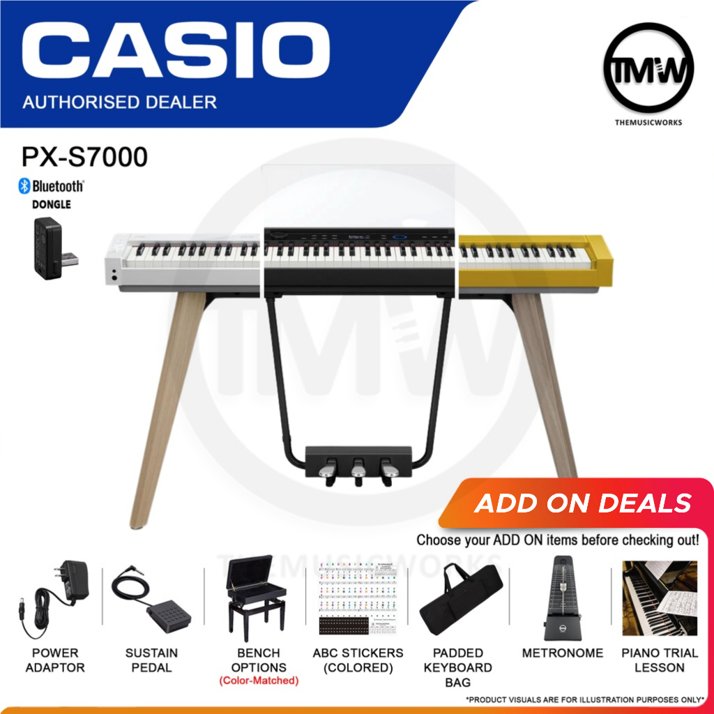 PX-S7000 Casio Digital Piano Privia 88 keys Fully Weighted Keyboard ...