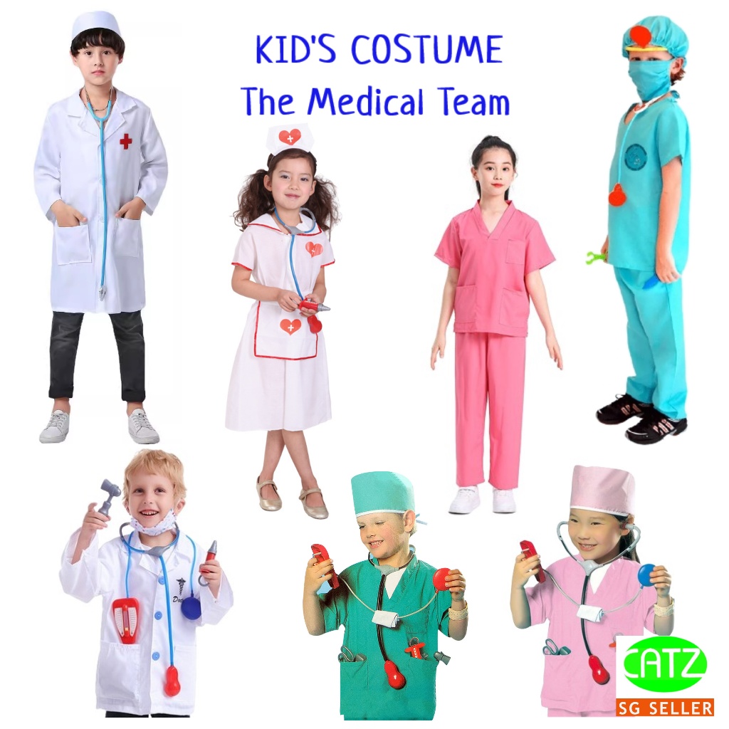 Doctor Costume Kid's Doctor Robe Children's Occupation Career ...