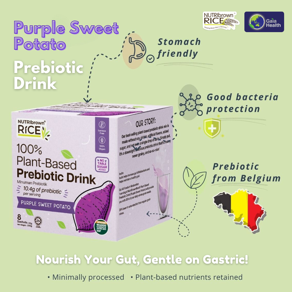 NutriBrownRice® Prebiotic Drink - Purple Sweet Potato, Improve Gut ...