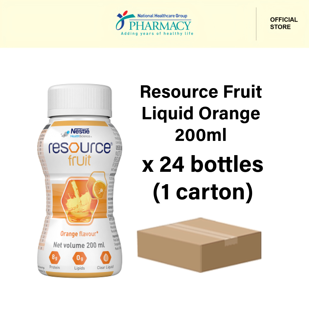 Resource Fruit Liquid Orange 200ml x 24 bottles (Expiry date: Sep 2025 ...