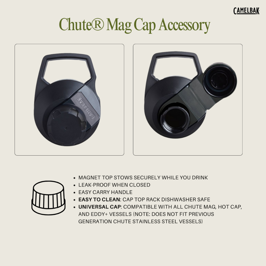 Camelbak Chute Mag Accessory Cap (Black) | Shopee Singapore