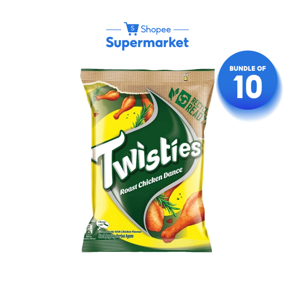 [Bundle of 10] Twisties Roast Chicken (60g) | Shopee Singapore