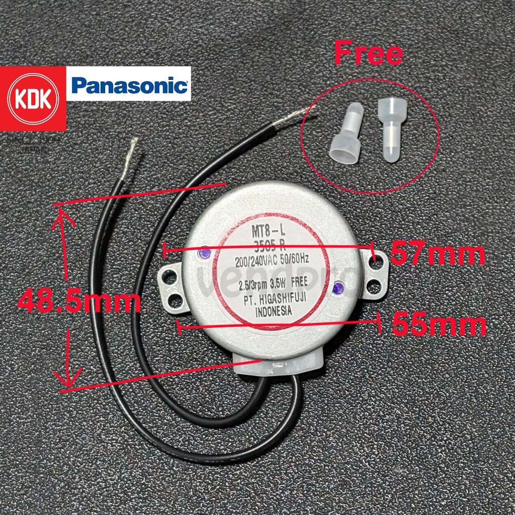 KDK FAN OSCILLATING TIMING MOTOR, Panasonic FAN OSCILLATING TIMING MOTOR, SYNCHRONOUS MOTOR MT8 ...