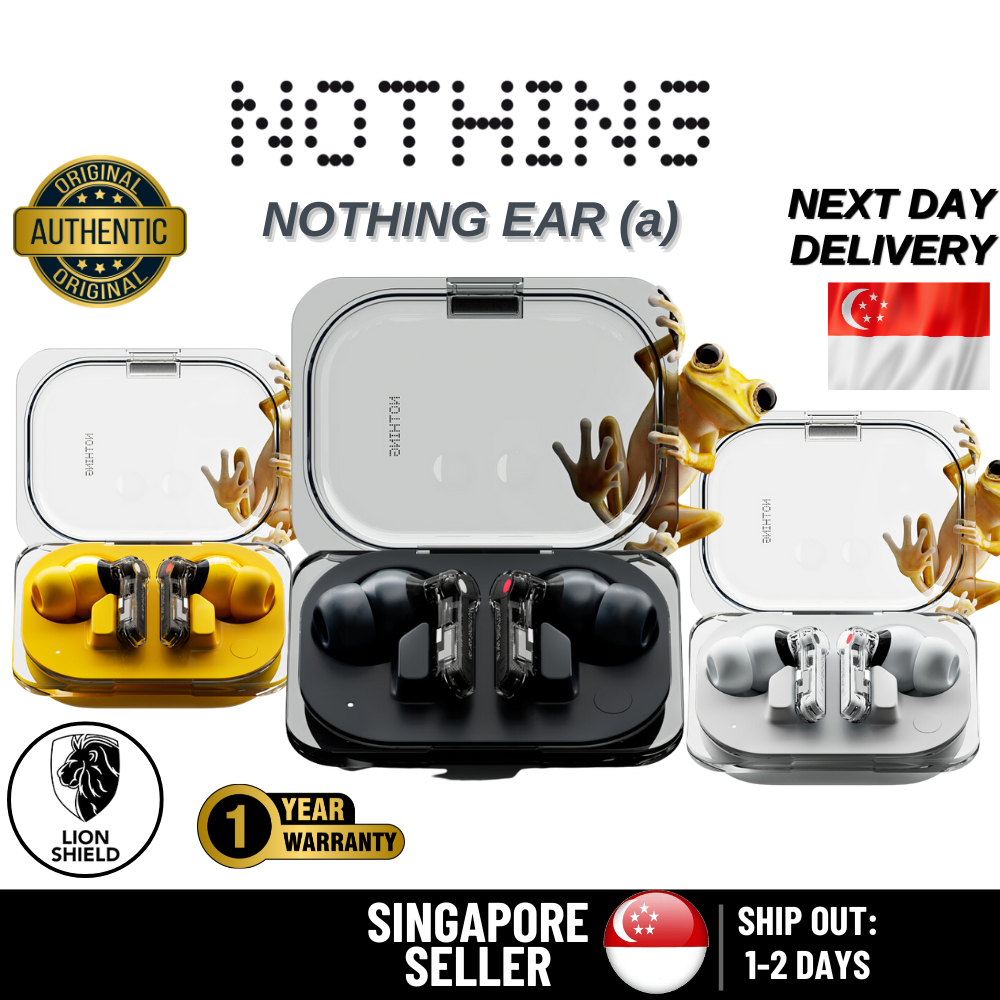 NOTHING Ear (a) B162 Wireless Earbuds with ChatGPT Integration,45dB Hybrid Noise Cancelling ...
