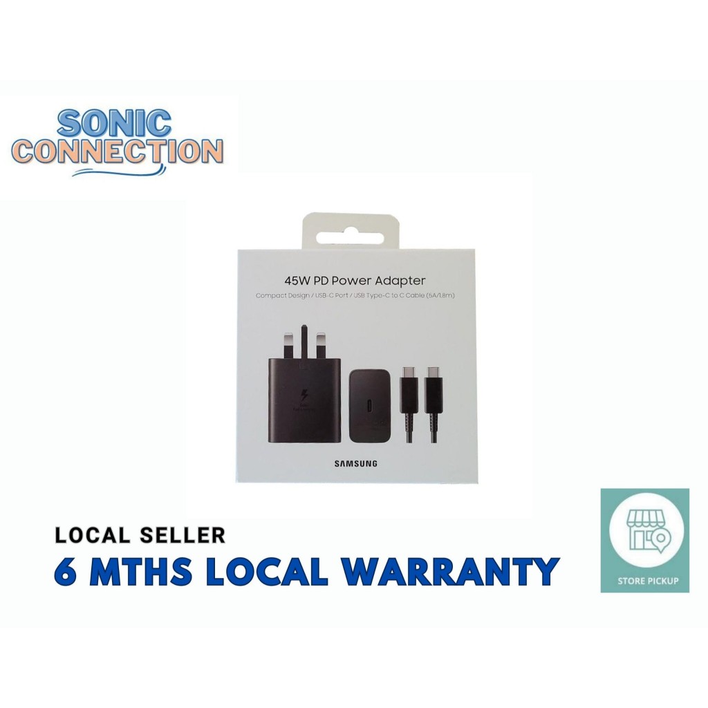 Samsung 45W Type-C Power Adapter with Cable (6 Months Local Warranty ...