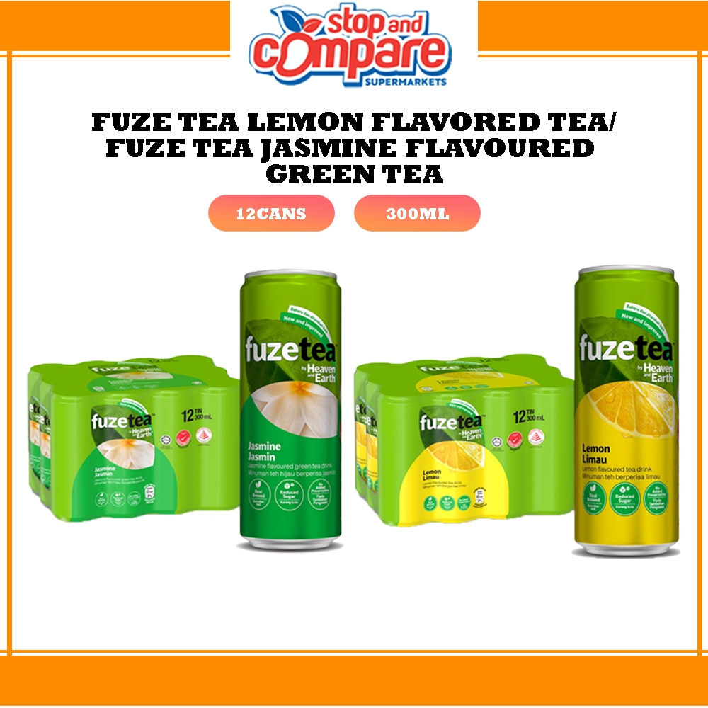 Fuze Tea Jasmine Flavoured Green Tea Drink/Fuze Tea Lemon Flavored Tea ...
