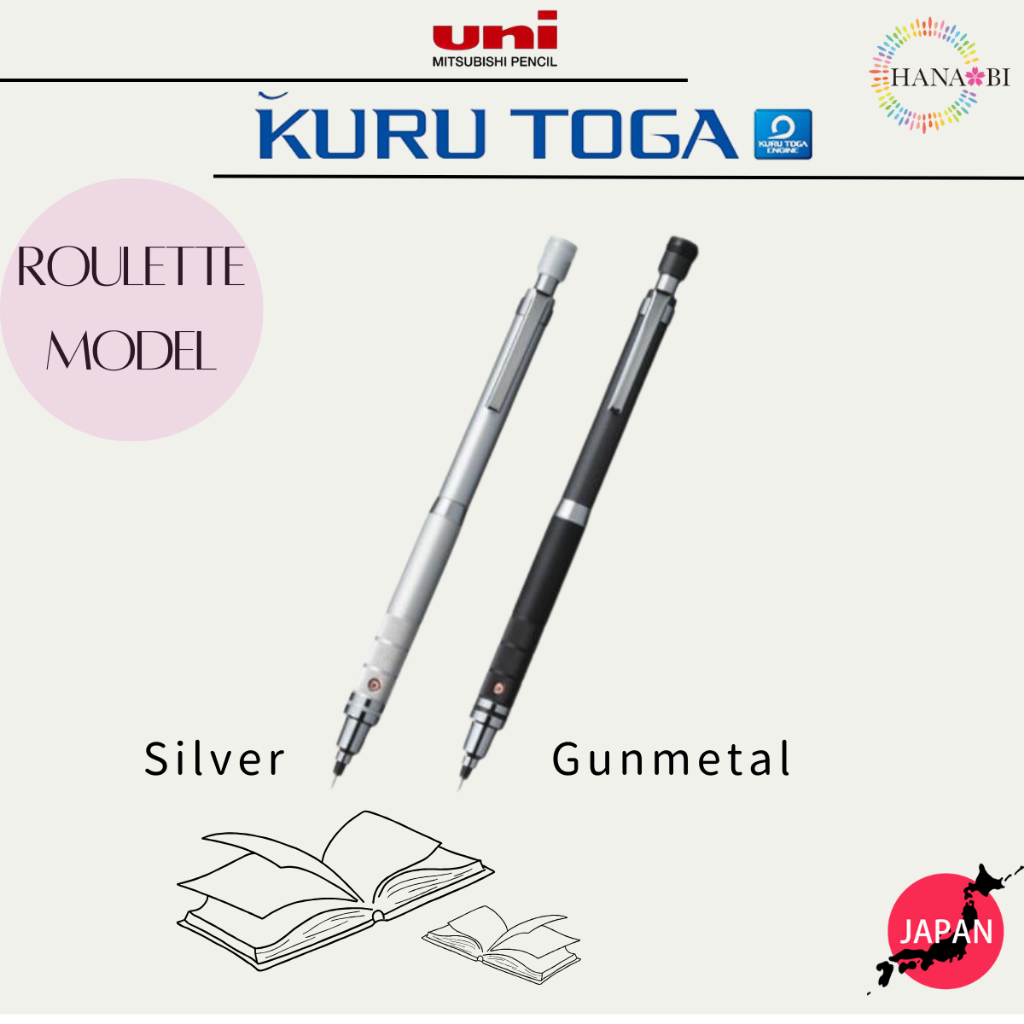 UNI Kuru Toga Roulette Model Mechanical Pencil 0.5 mm 【Made in Japan ...