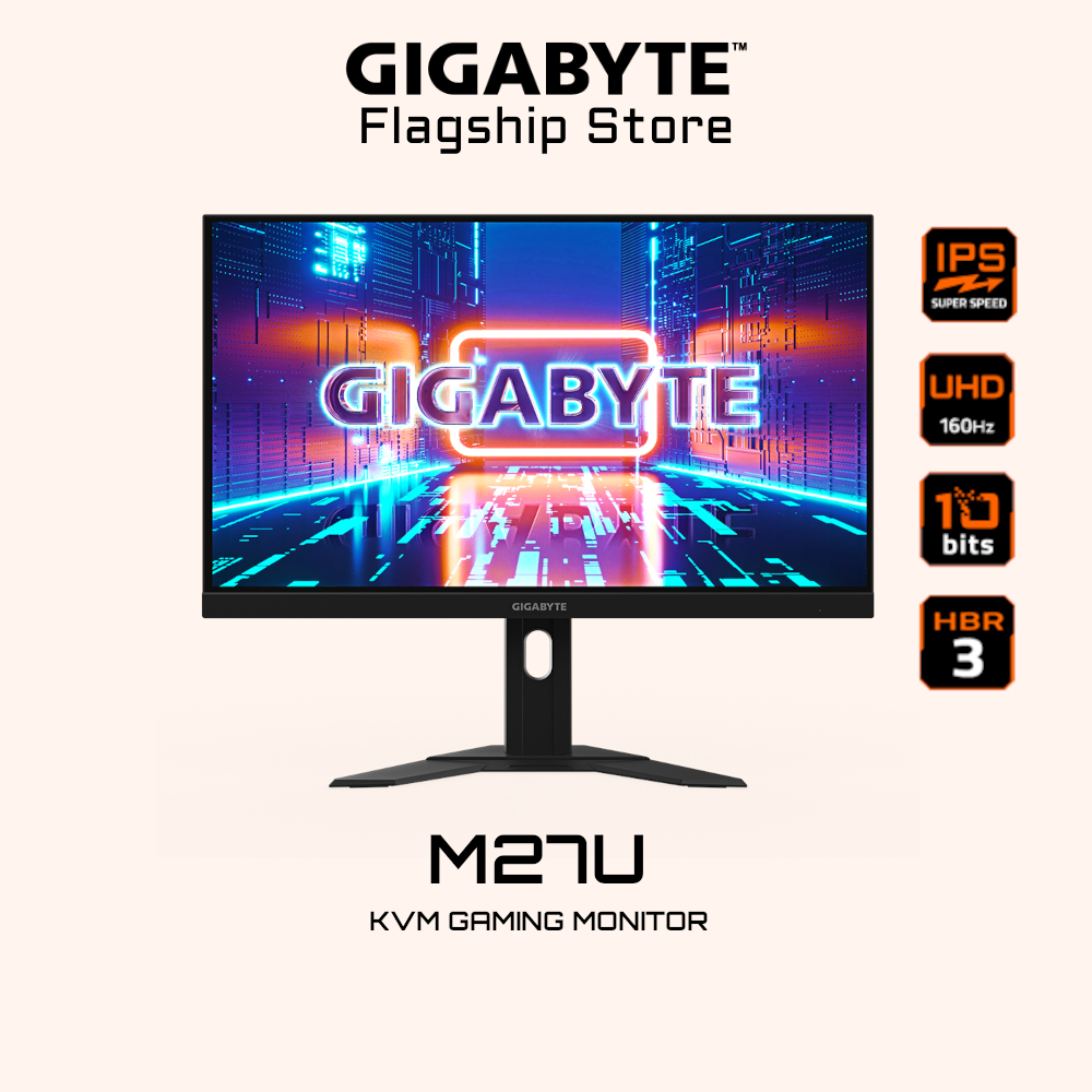 GIGABYTE M27U - 160Hz KVM Gaming Monitor | UHD 27" IPS | 2160P | 4K ...