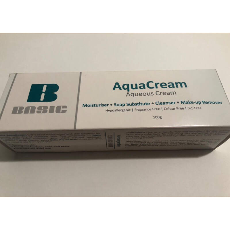 [SG Stock] BASIC Aqua Cream 100g (Aqueous Cream) | Shopee Singapore