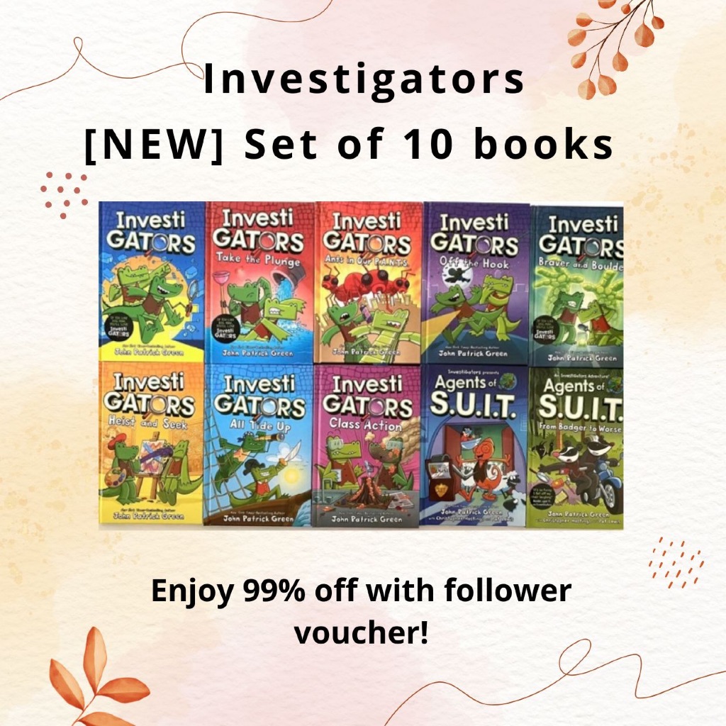 InvestiGators Set + Agents of S.U.I.T. (10 books) | Shopee Singapore