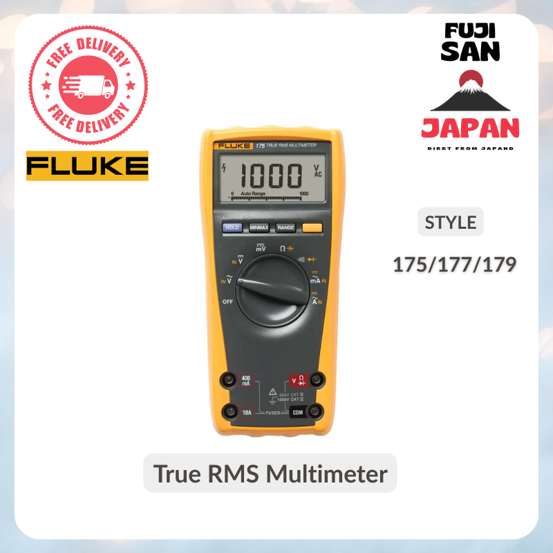 [FLUKE] True RMS Multimeter 175 / 177 / 179 - Direct From JAPAN ...