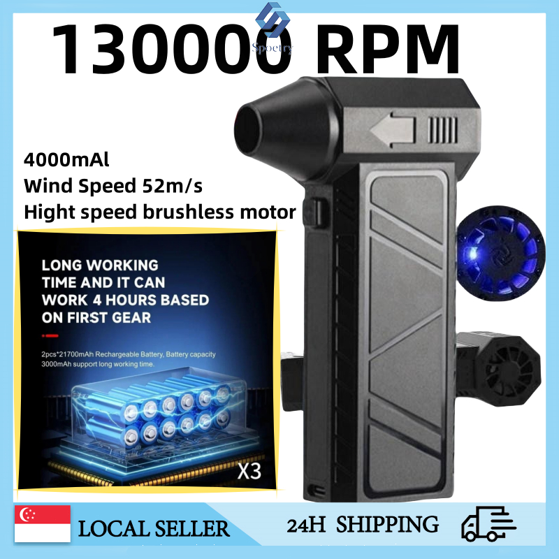 SG Local - 130000 RPM Mini Turbo Jet Fan Turbo Violent Fan High Quality ...