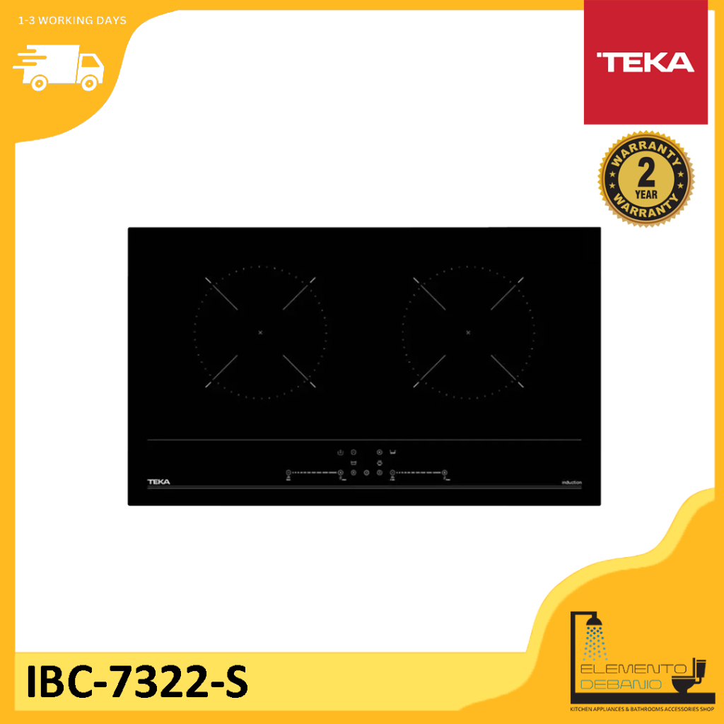 Teka IBC-7322-S 73cm Induction Scott Ceran ceramic glass cooktop ...
