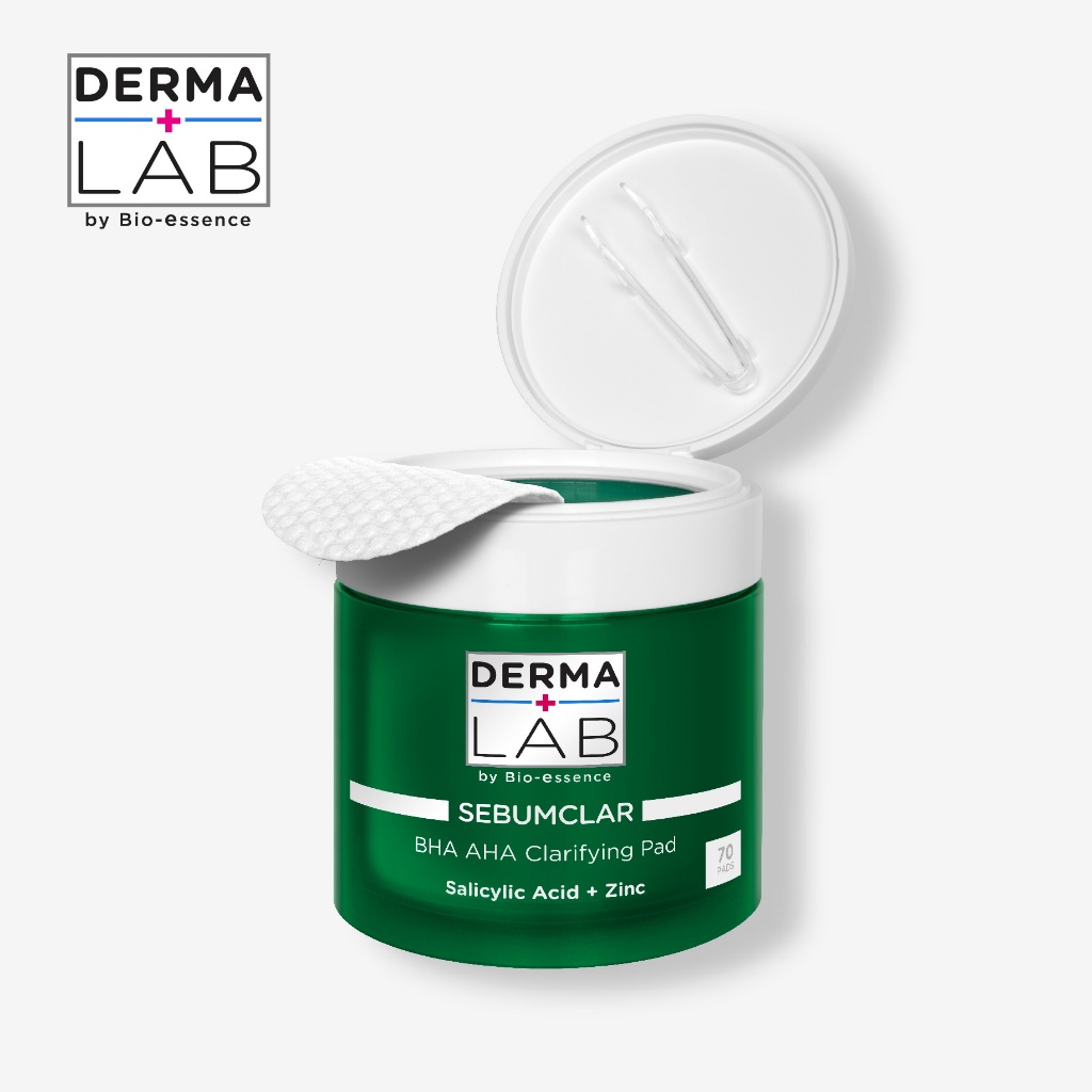 DERMA LAB Sebumclar AHA BHA Clarifying Toning Pad 70s - Reduce Redness ...