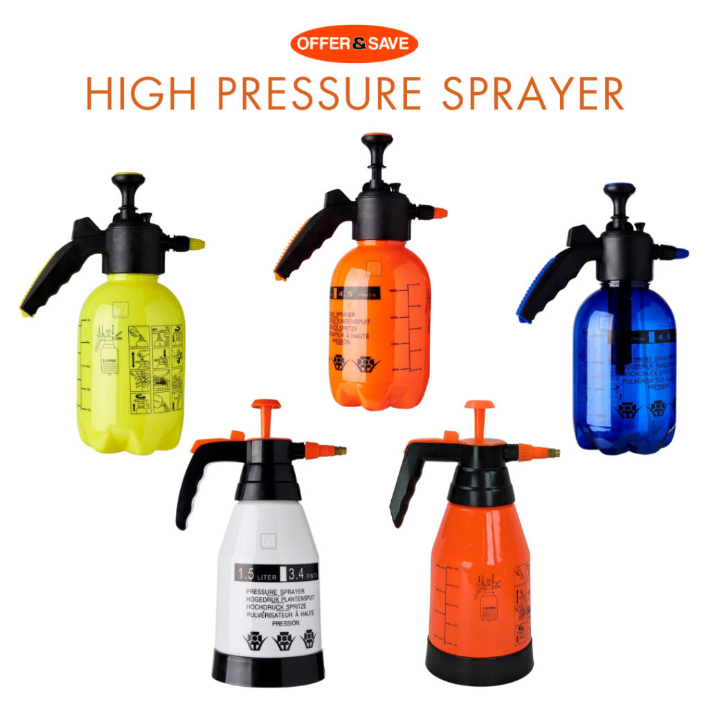 ONS Premium Pressure Spray Bottle 1.5L Water Spray Bottle | Shopee ...