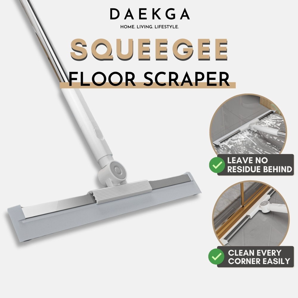 [SG] Squeegee Floor Scraper Cleaner Wiper Extendable Broom Bathroom ...