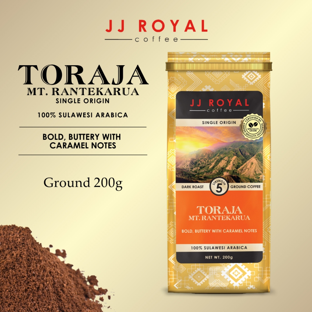 JJ Royal Coffee | Toraja 100% Single Origin Sulawesi Arabica Coffee ...
