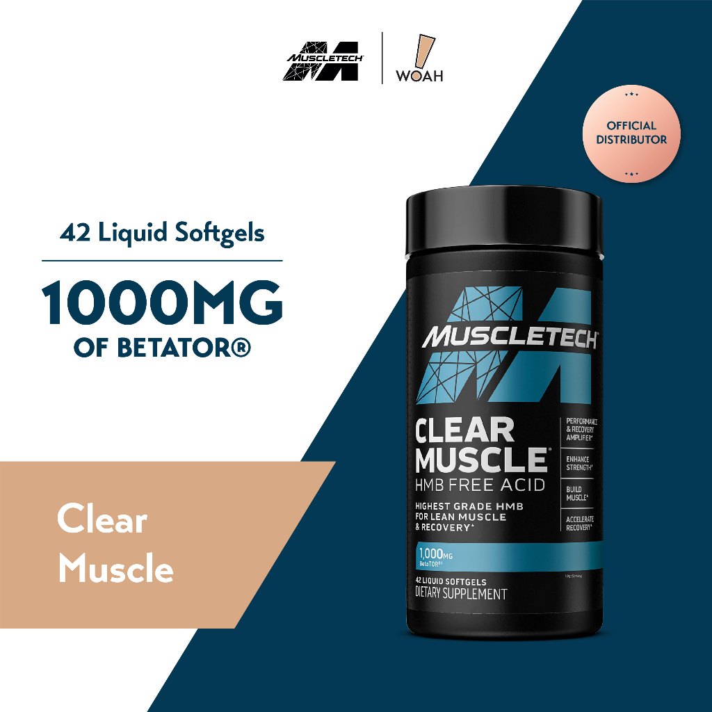MuscleTech Clear Muscle (42 Liquid Softgels) | Shopee Singapore