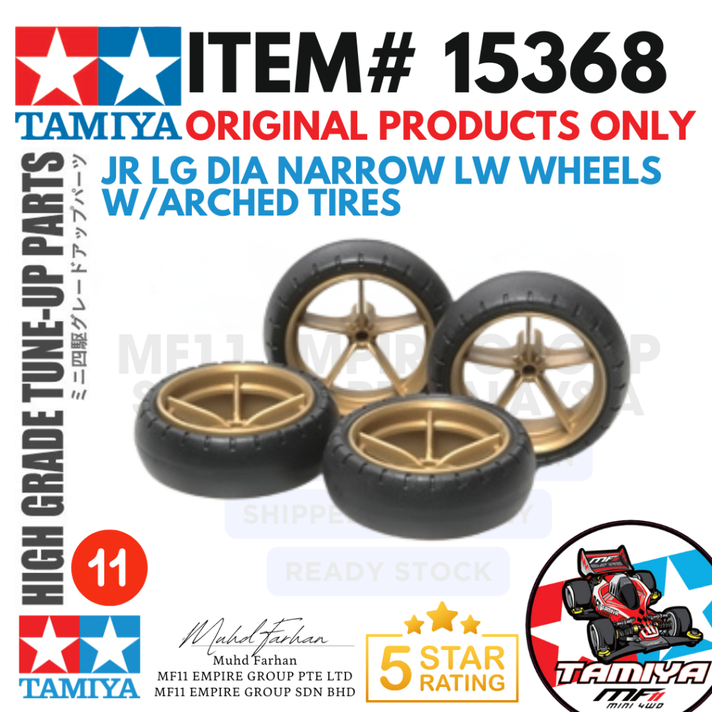 L Dia.narrow Lightweight Wheels w Arched Tires (15368) | Shopee Singapore