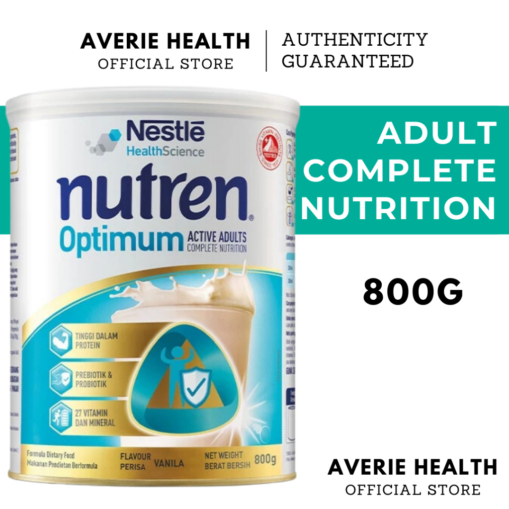 Nestle Nutren Optimum 800g | Active Adult Complete Nutrition | Shopee ...