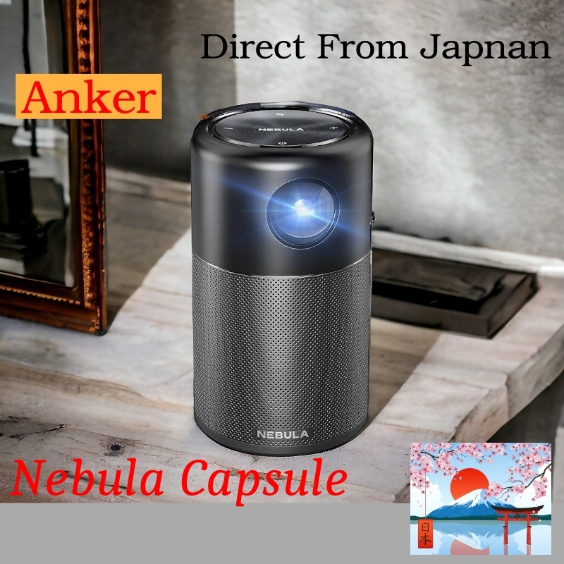 Anker Nebula Capsule (Android-equipped mobile projector) Black | Shopee ...
