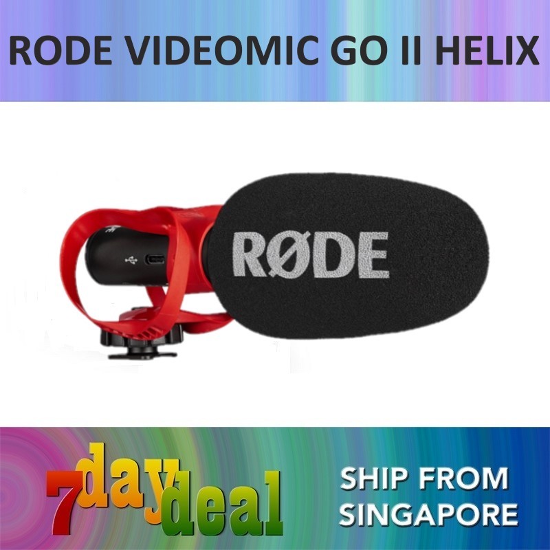 RODE VideoMic GO II HELIX (Lightweight Ultracompact Analog / USB Camera ...