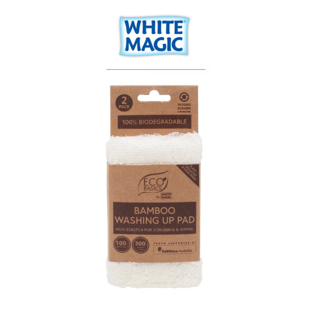 Eco Basics Bamboo Washing Up Pad (2 pcs/pack) | Shopee Singapore