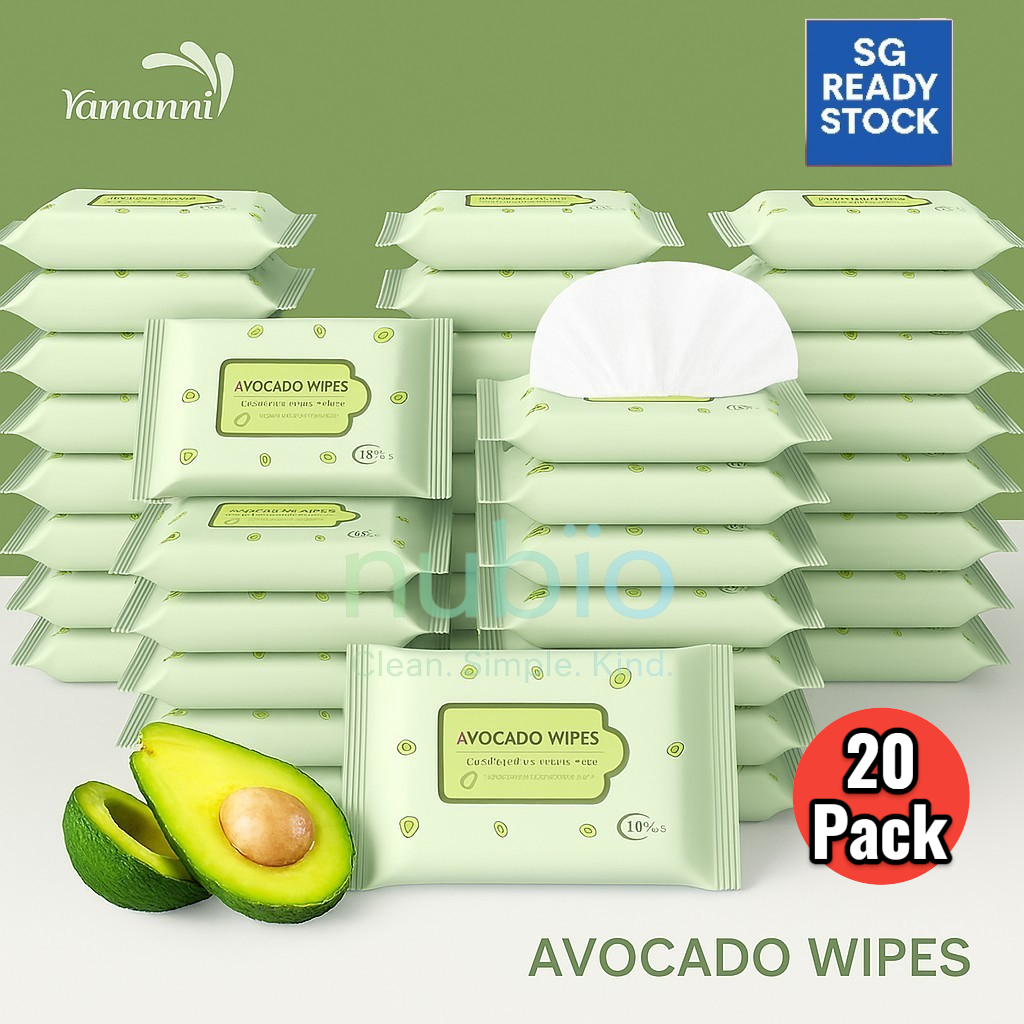 [SG Ready Stock] 20 Packs Mini Travel Pack Baby Hand & Mouth Wet Wipes ...