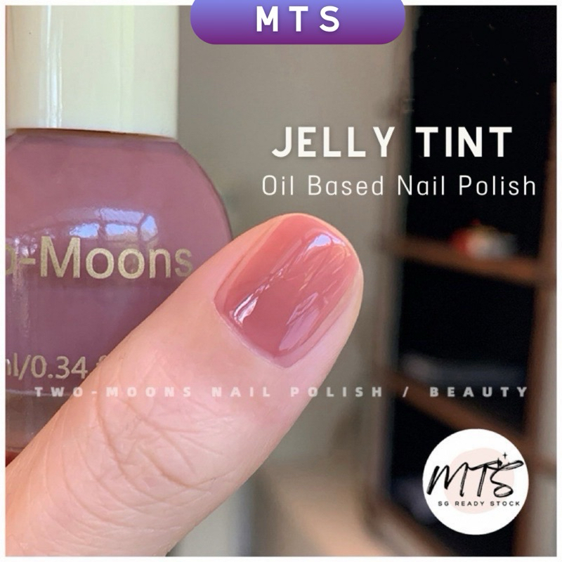 【MTS-SG】 Two Moons Jelly Tint Non Peel Quickly Drying Regular Oil Based ...