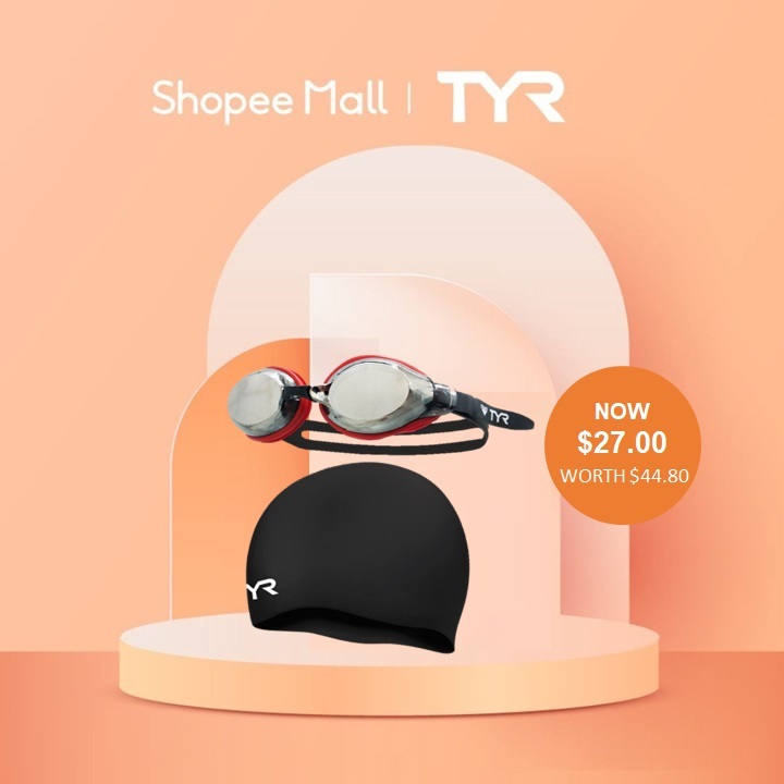 TYR X Shopee Brand Box - Astro Met. & Silicone Cap | Shopee Singapore