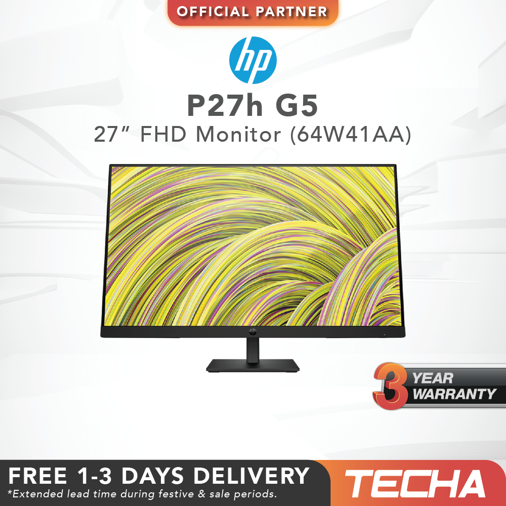HP P27h G5 | 27" FHD | 75 Hz | IPS Monitor | Shopee Singapore