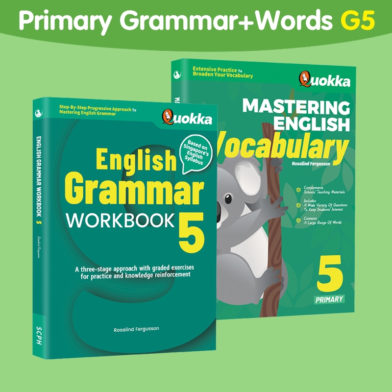 [SG STOCK ] Primary English Grammar+Words Vocabualry G5 P5 /Grammar in ...