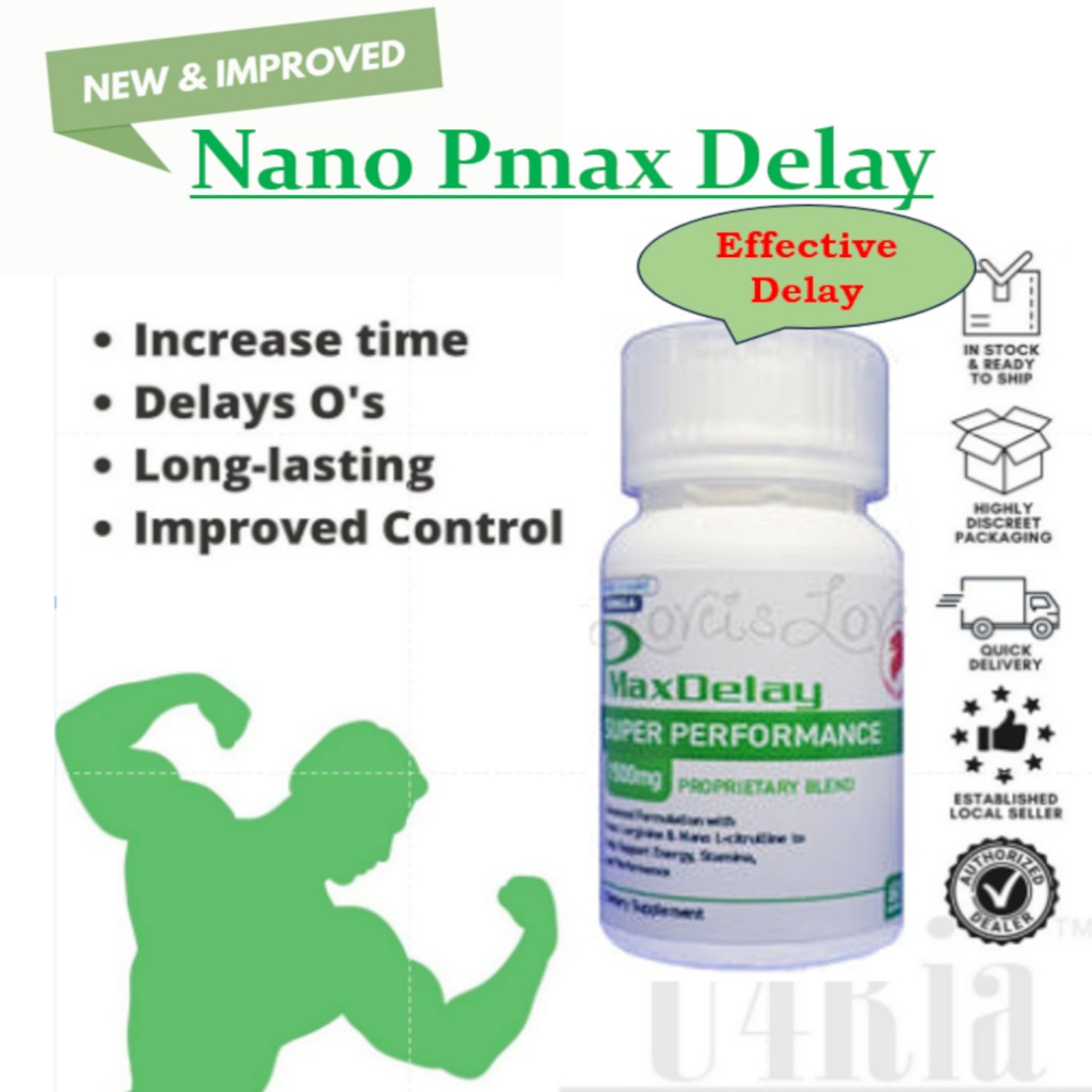 Nano Pmax Delay Formula Super Performance 60 Capsule (New Effective ...