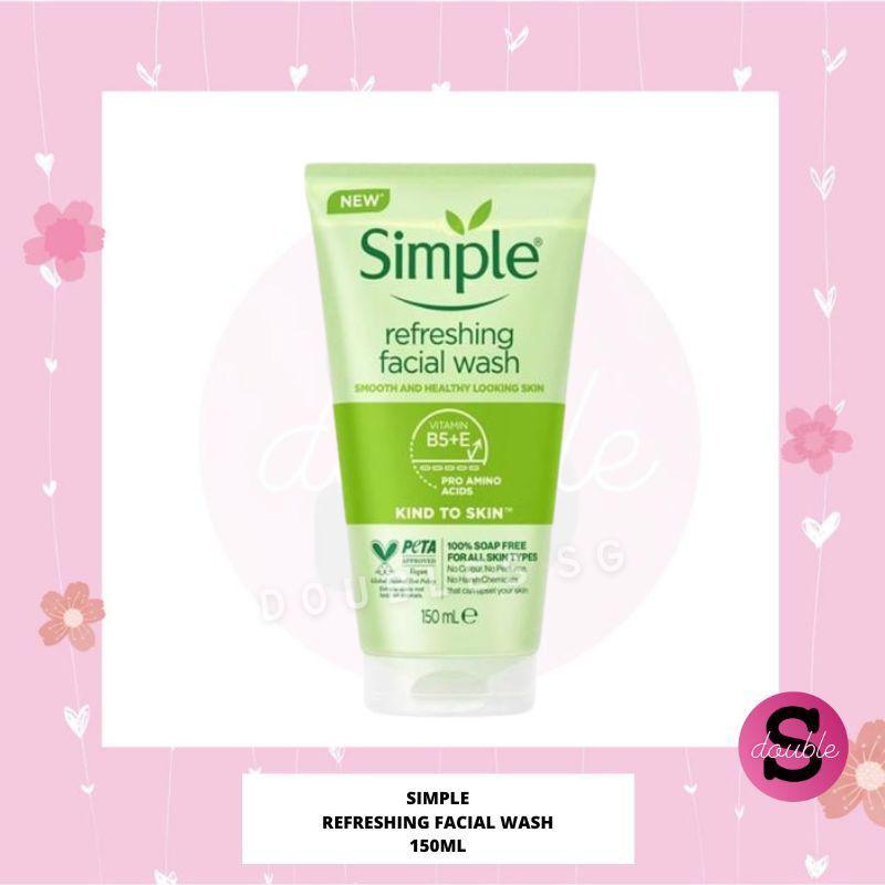 Simple Refreshing Facial Wash Face Gel, 150ml | Shopee Singapore