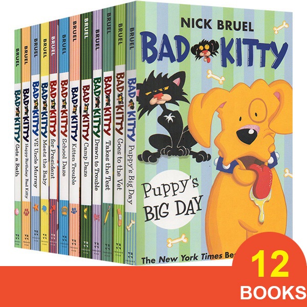 [SG Stock] Bad Kitty Chapter Books Set (12 Books) | Shopee Singapore