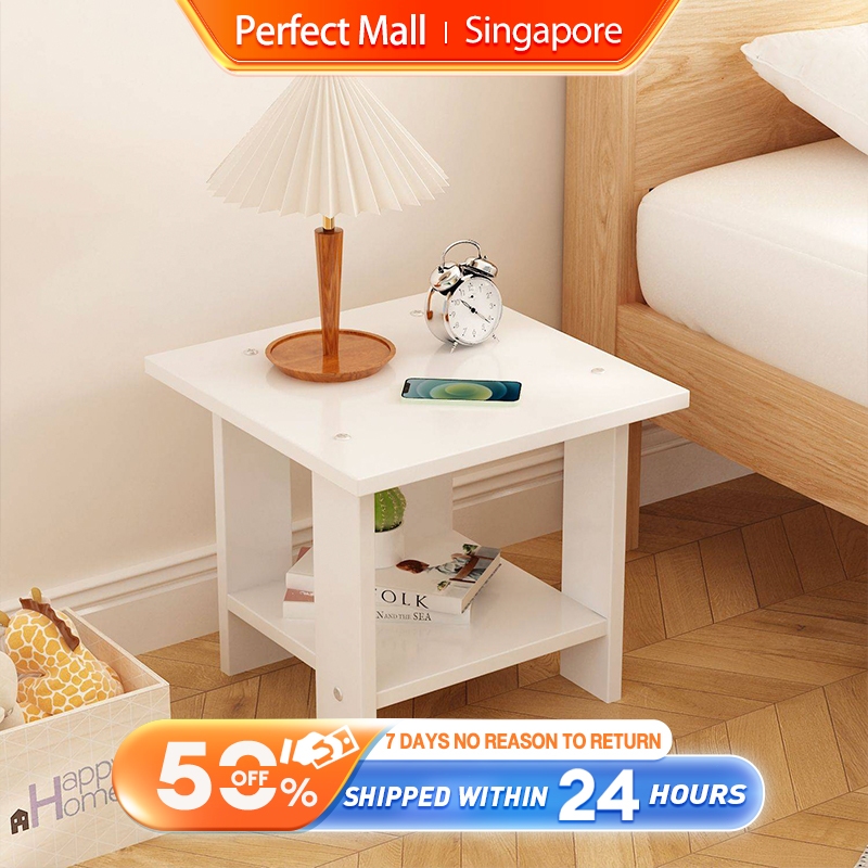 PM Nordic Small Table Sofa Square Side Table Small Apartment Coffee ...