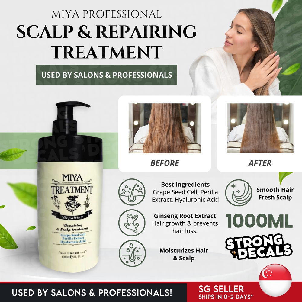 [SG Ready Stock] Miya Professional Scalp & Repairing Treatment (1000ml) | Shopee Singapore