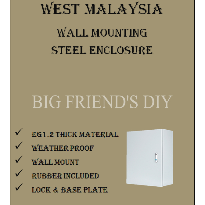 Metal enclosure Weather proof enclosure Wall mount box Steel wall box ...