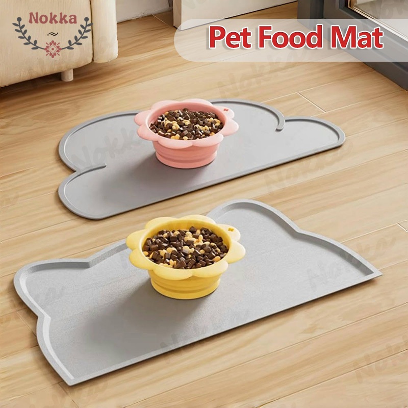 【SG】Silicone Pet Food Mat Waterproof Non-Slip Pet Feeding Mat Reusable ...
