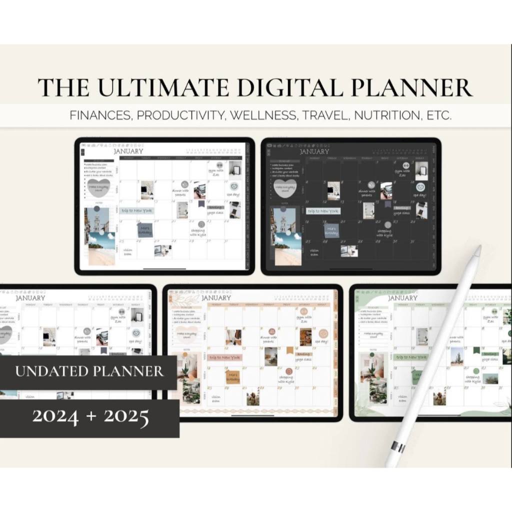 Digital Planner 2024 2025, GoodNotes Planner, iPad Planner, Daily ...