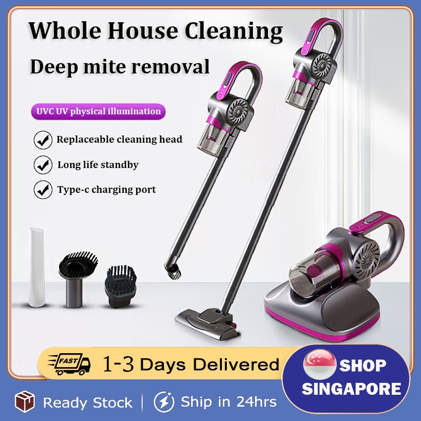8in1 Handheld Cordless Vacuum Cleaner 85000Pa Wireless UV Dust Mite ...
