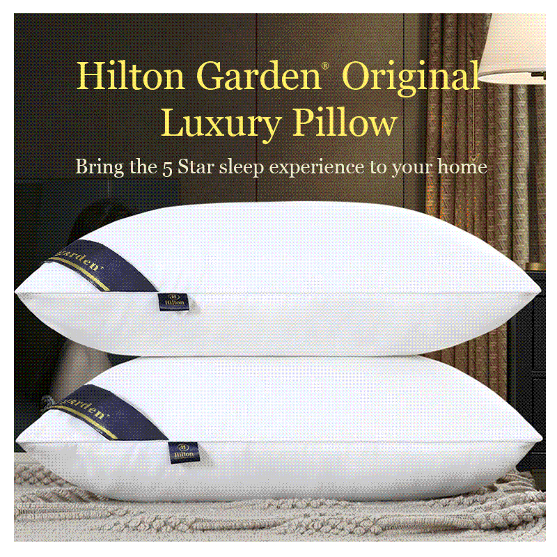 HILTON BUNDLE OF 3 LUXURY Series PILLOWS Premium Comfort | Shopee Singapore