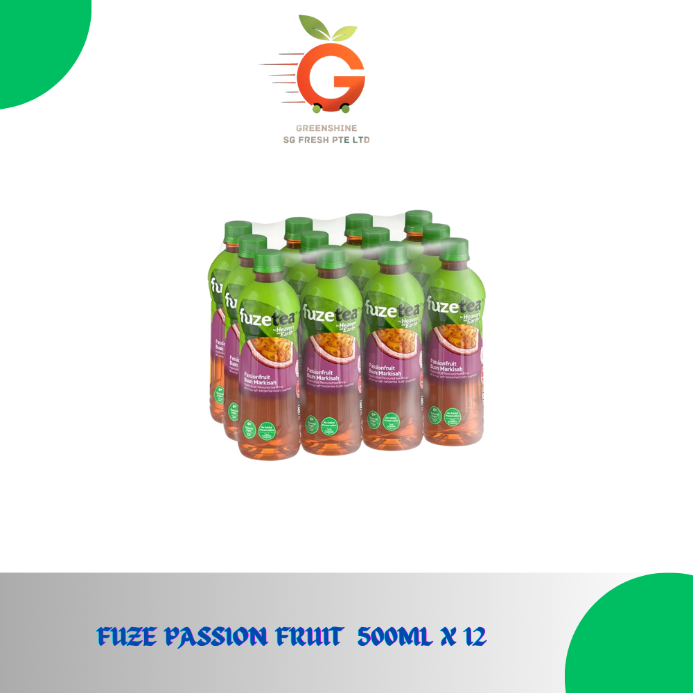 FUZE PASSION FRUIT TEA 500ML X 12 | Shopee Singapore