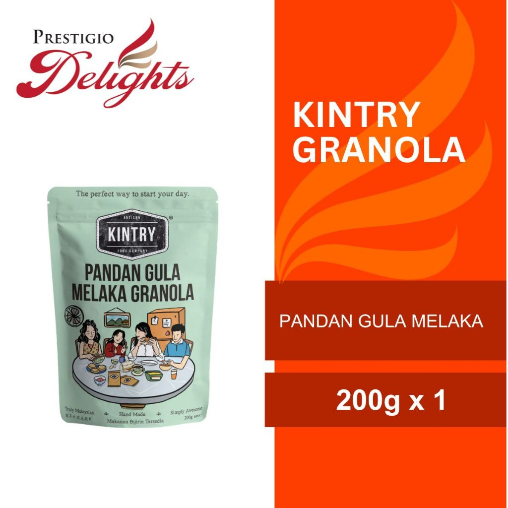 Kintry Pandan Gula Melaka Granola 200g | Shopee Singapore