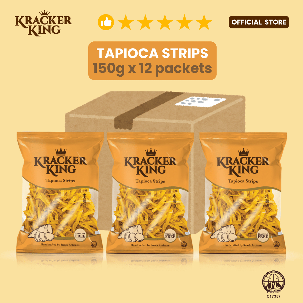 Tapioca Strips 150g x 12 packets | Shopee Singapore