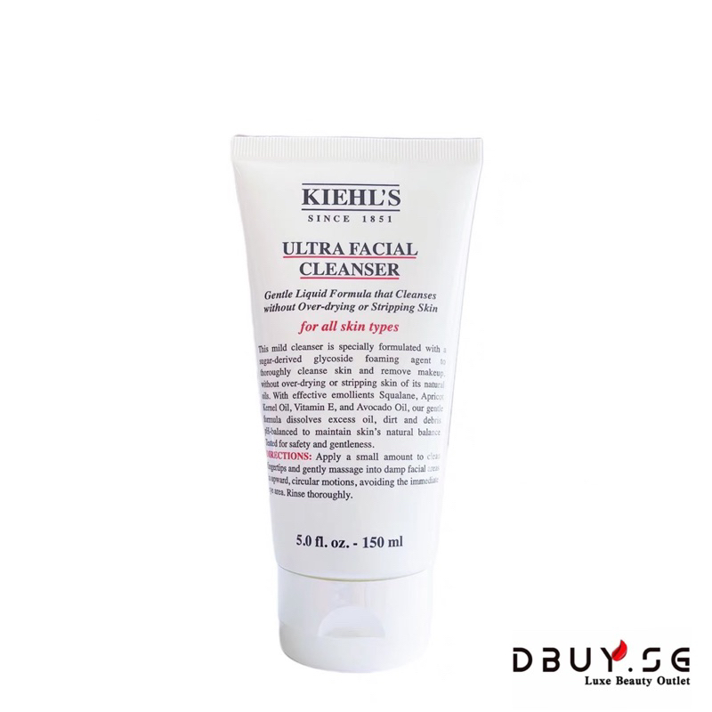 Kiehls Ultra Facial Cleanser Face Wash 150ml Purify Skin Oily